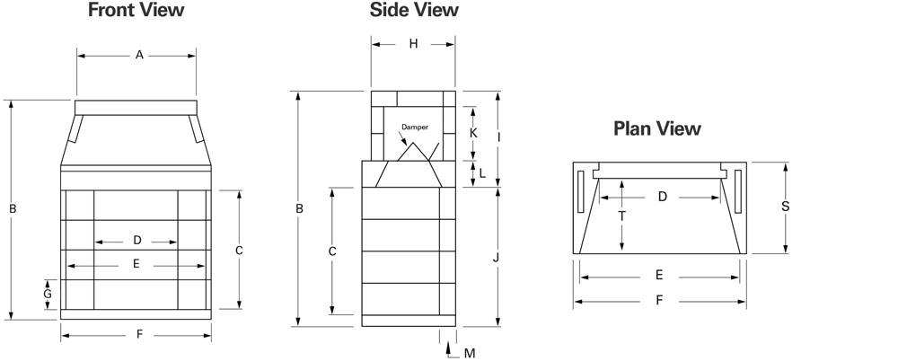 Instone | Isokern Fireplaces | 48 Magnum Fireplace